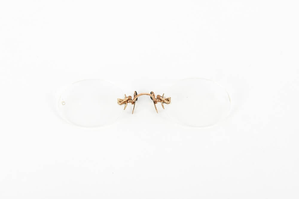 Pince-nez - 19th Century Early 20th Century Rimless Gold – Retrospecced
