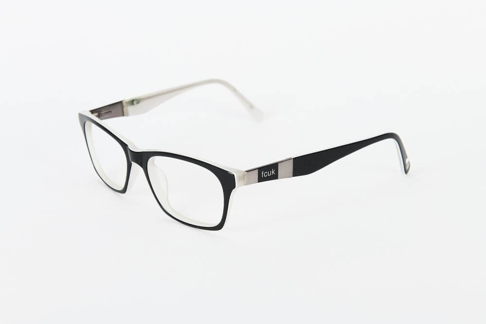 Black & silver FCUK designer frames – Retrospecced